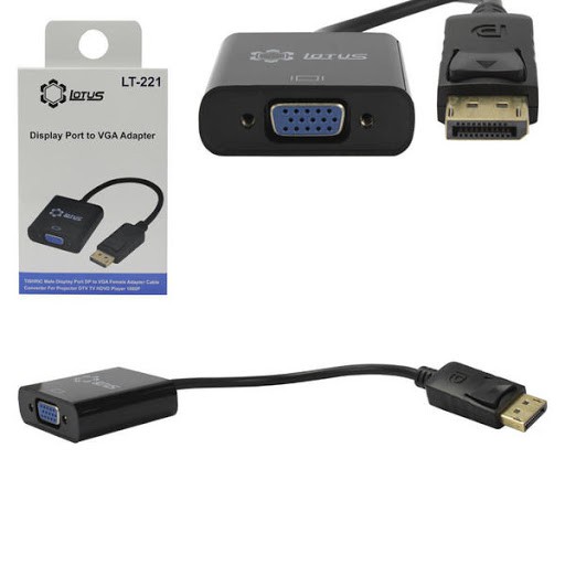Adaptador Displayport Para Vga | Shopee Brasil