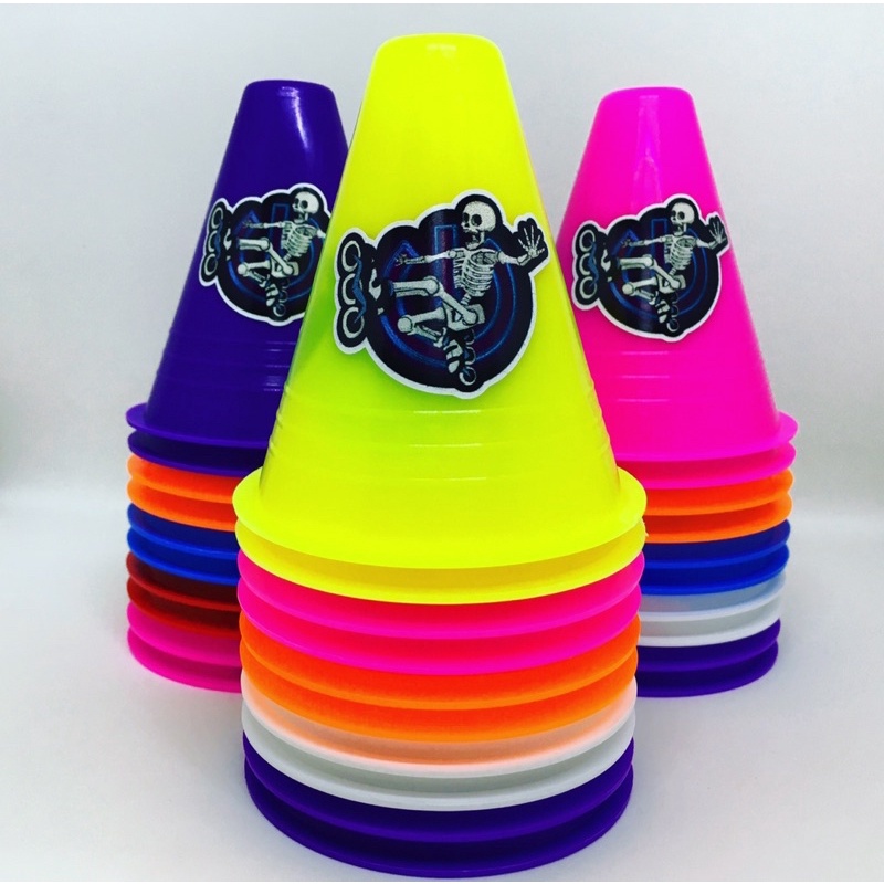 cone para treino de slalom , cones para manobras radicais, patins ...