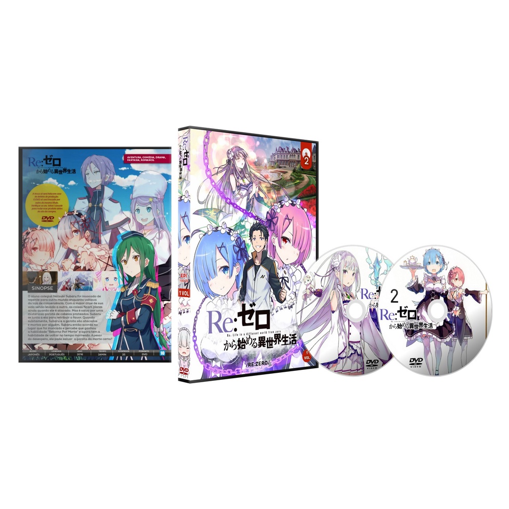Dvd Anime Re:zero Série Completa | Shopee Brasil