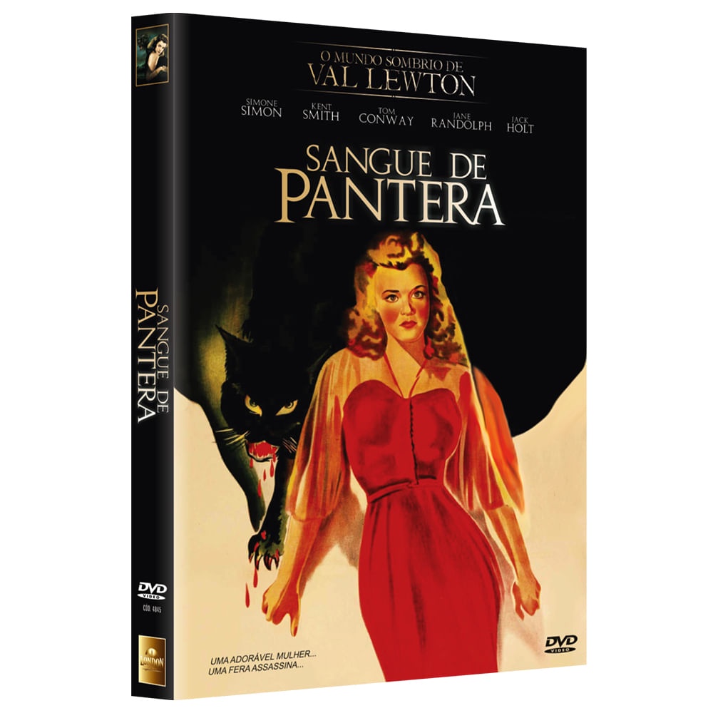 DVD - Sangue de Pantera - Coleção Val Lewton - Original e Lacrado ...