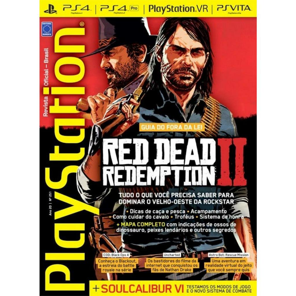 Revista Playstation - Red Dead Redemption II N° 251 | Shopee Brasil
