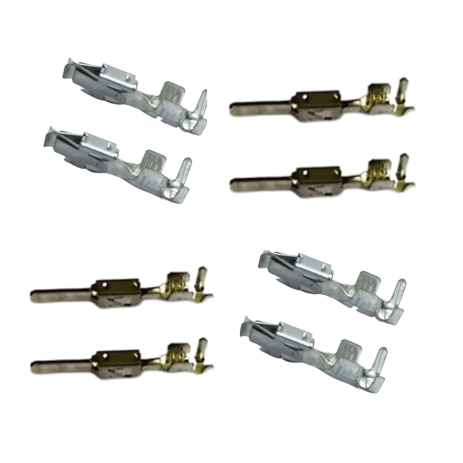 100 Terminal Fêmea + 100 Macho Junior Power Timer 2,8 Mm | Shopee Brasil