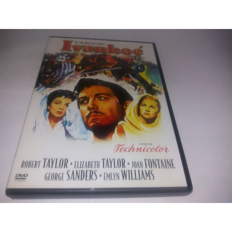 Dvd - Ivanhoé - 1952 - Robert Taylor - Joan Fontaine - Elizabeth Taylor ...