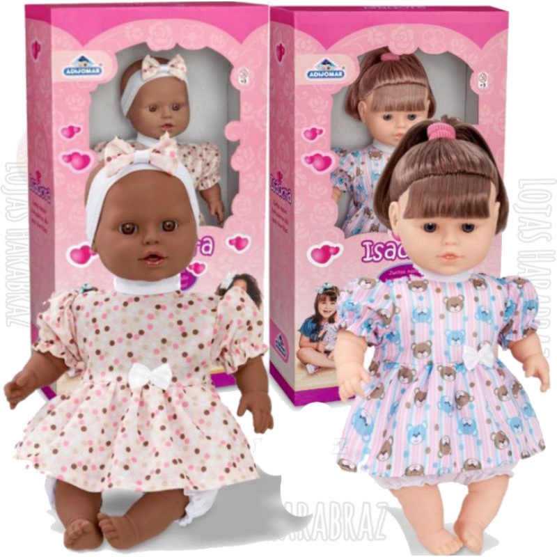 Boneca Isadora Bebezão - Brinquedo Boneca em Vinil Com 38 a 40 Cm De ...