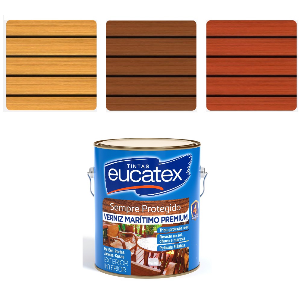 Verniz Marítimo / Copal / Mogno / Imbuia Eucatex Tinta Verniz Madeira ...