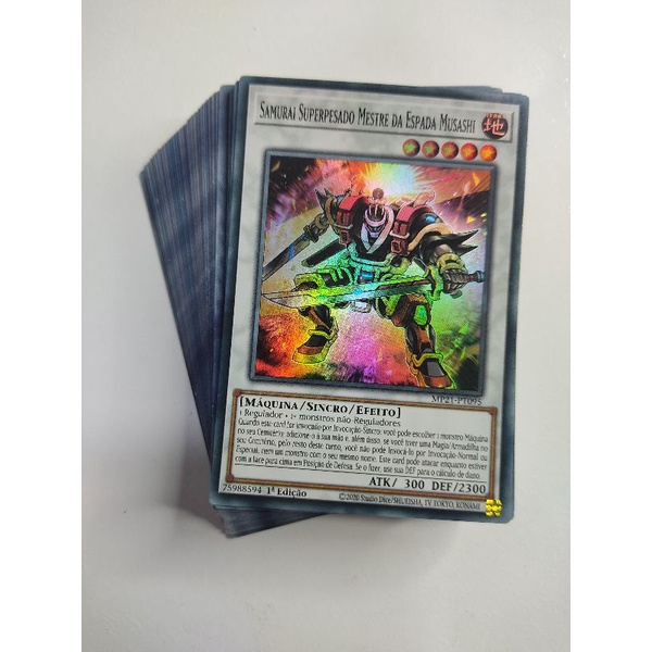 YUGIOH DECK SAMURAI SUPERPESADO | Shopee Brasil