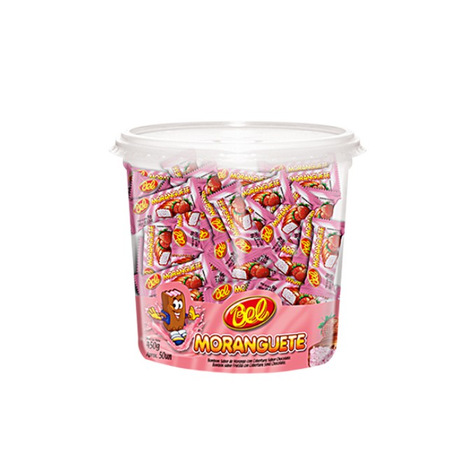 Chocolate Moranguete 9g Pote c/50un - Bel | Shopee Brasil