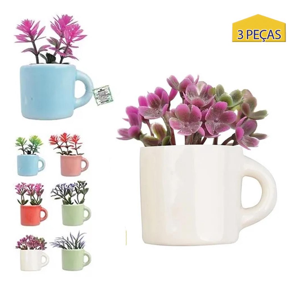 3 Ima De Geladeira Vasinho ima mural de foto | Shopee Brasil