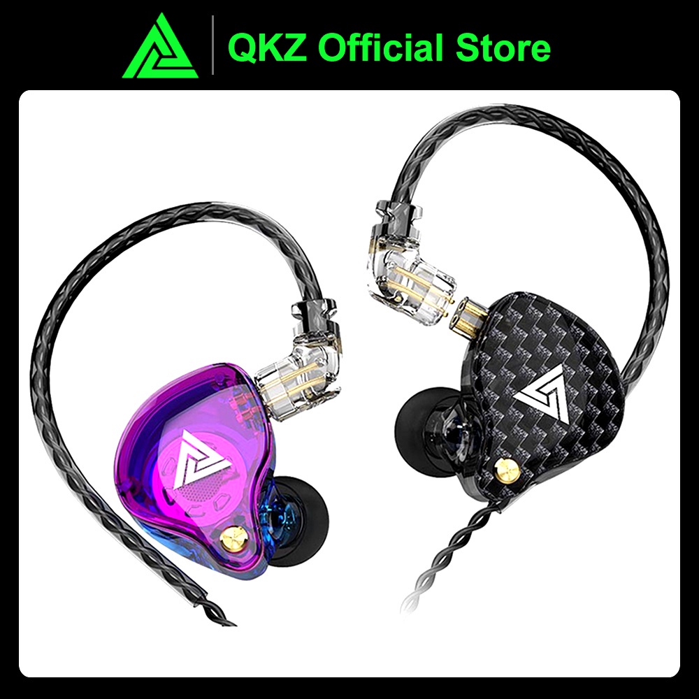 Fone De Ouvido Intra-Auricular QKZ VK4 3.5mm Com Fio/Microfone | Shopee ...