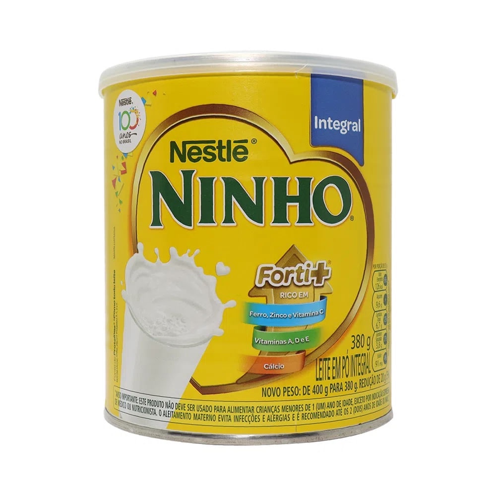 Leite Po Ninho Integral Lt 380G Nestle | Shopee Brasil