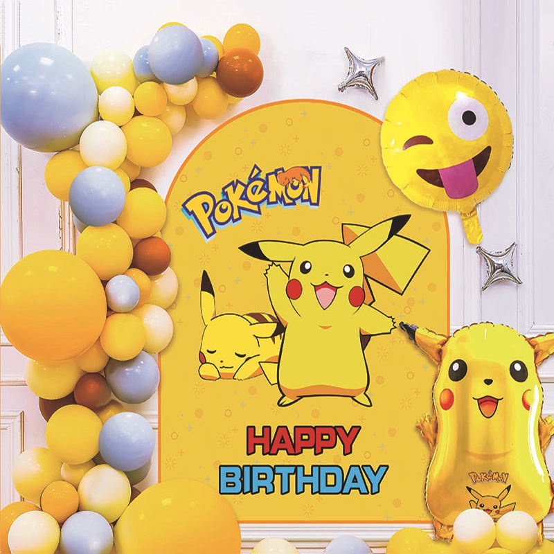 Conjunto De Decoração Para Festas Temática Pikachu De Aniversário ...