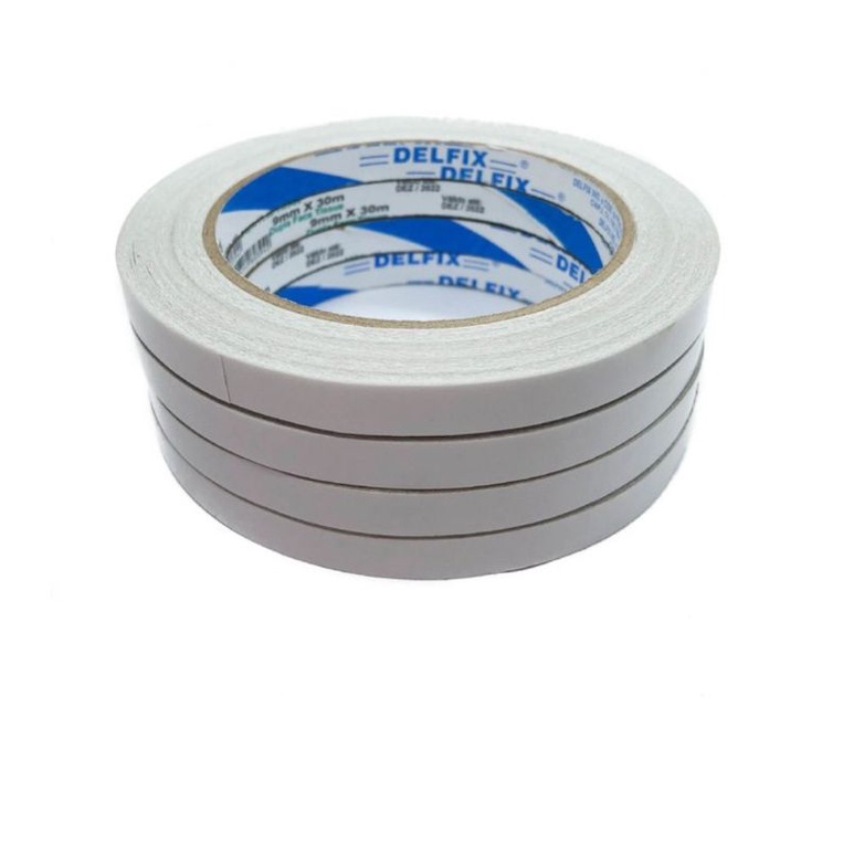 Fita Adesiva Dupla face Delfix para Artesanato | Shopee Brasil