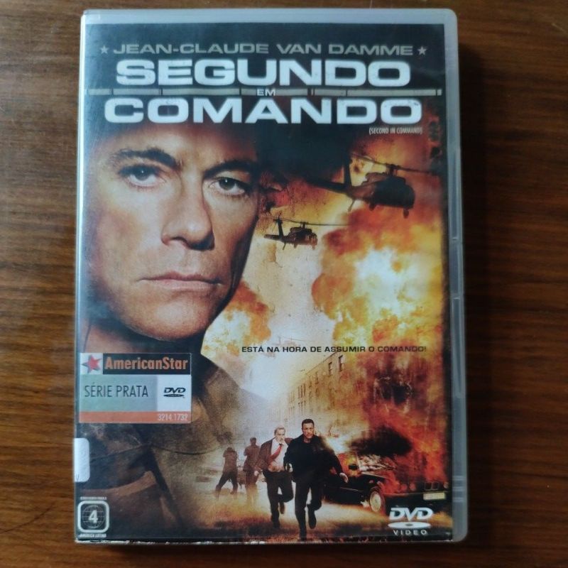DVD Original Segundo Em Comando. Jean Cloud Van Damme | Shopee Brasil