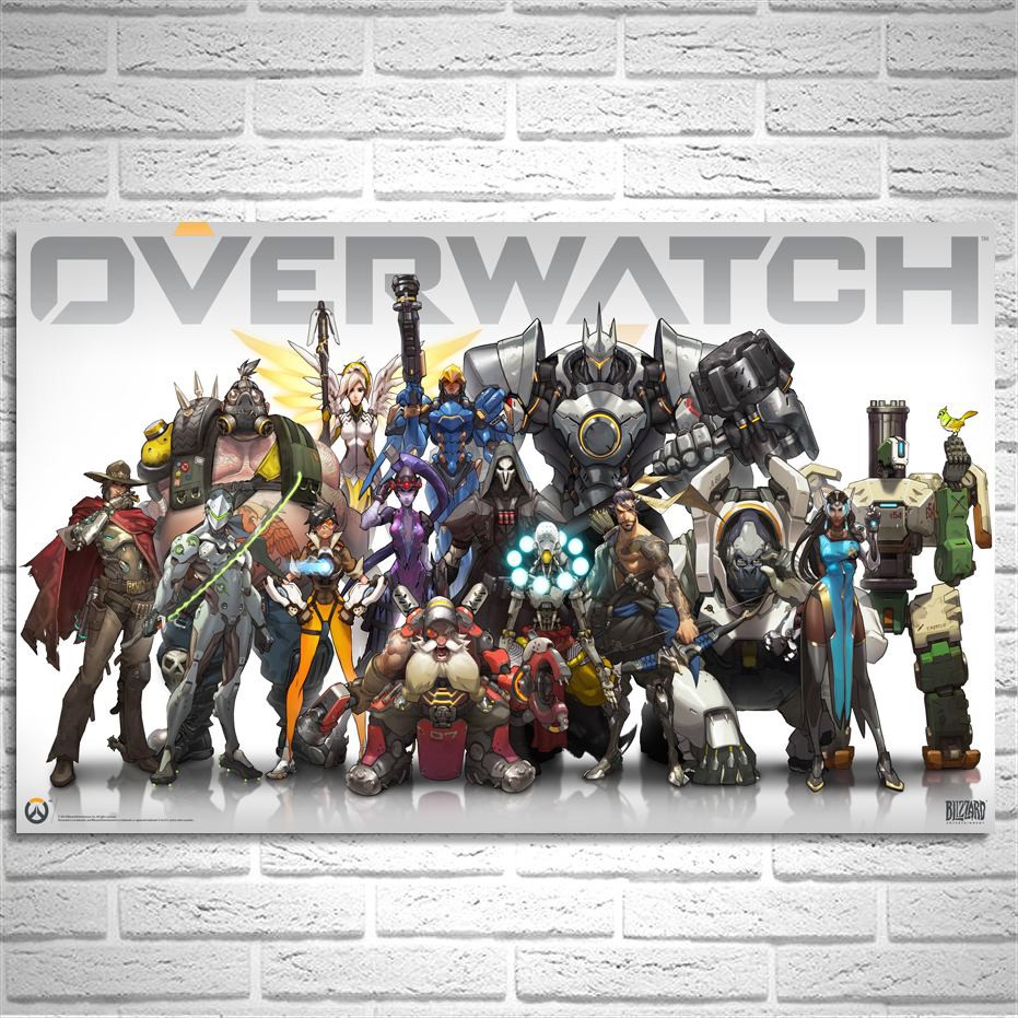 Poster Cartaz Overwatch Blizzard C A3 | Shopee Brasil