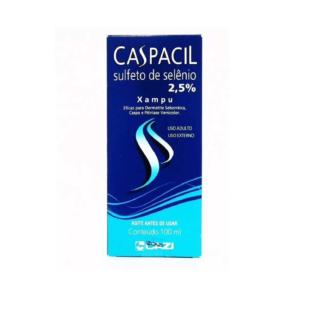 Caspacil Anticaspa 100ml - Caspa Seborréia | Shopee Brasil