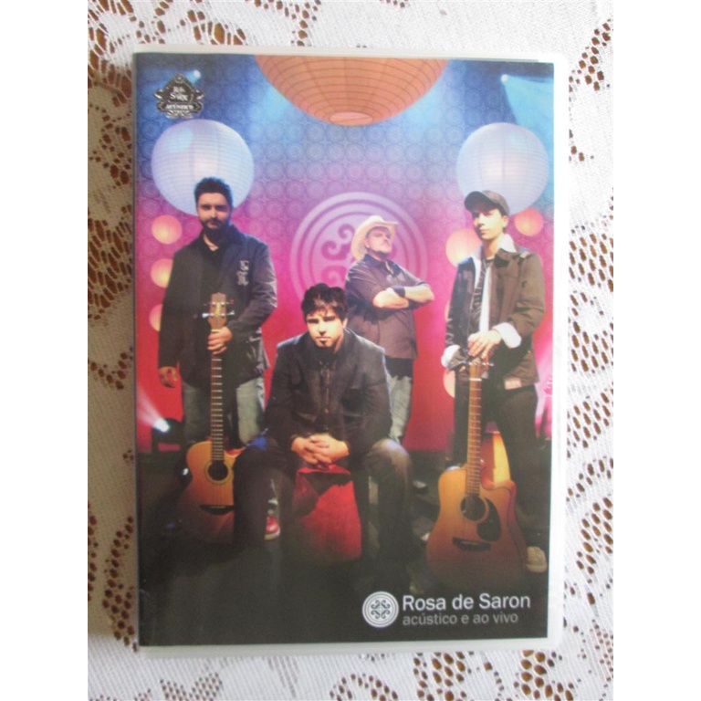 DVD Rosa de Saron Acústico e ao Vivo | Shopee Brasil