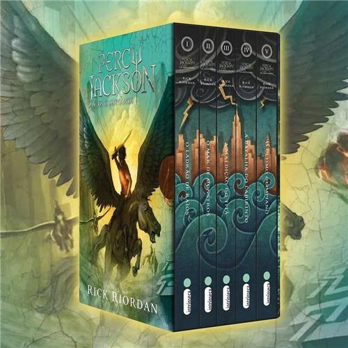 Box Percy Jackson e os olimpianos - capa nova | Shopee Brasil