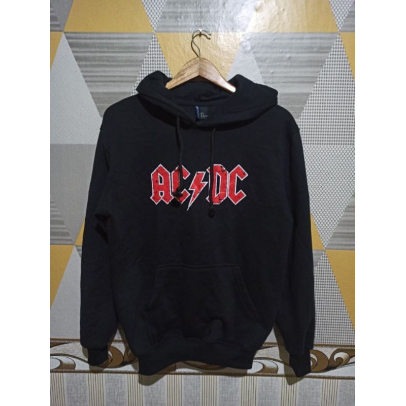 Capuz H & M original ACDC Preto | Shopee Brasil