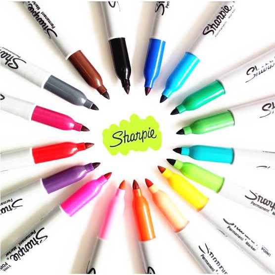 Caneta Sharpie Marcador Permanente Original VERDE | Shopee Brasil