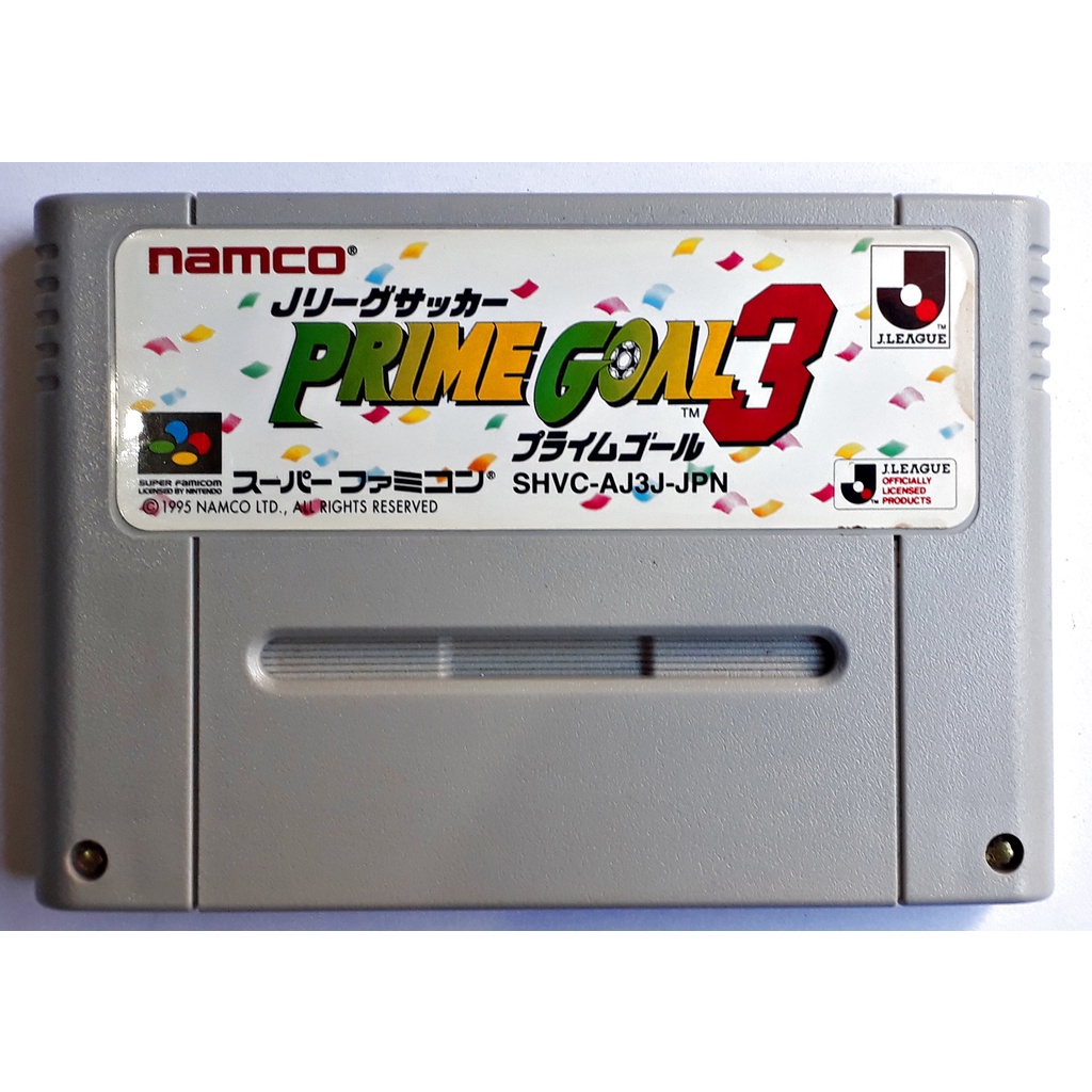 Jogo Cartucho Prime Goal 3 Super Nintendo Famicom Snes Original Japonês ...