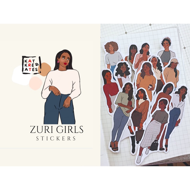 Adesivos Zuri Girls | Shopee Brasil