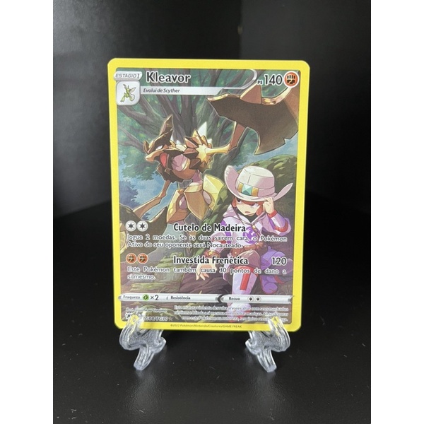 Carta Pokémon Kleavor TG08/TG30 - Galeria de treinadores | Shopee Brasil