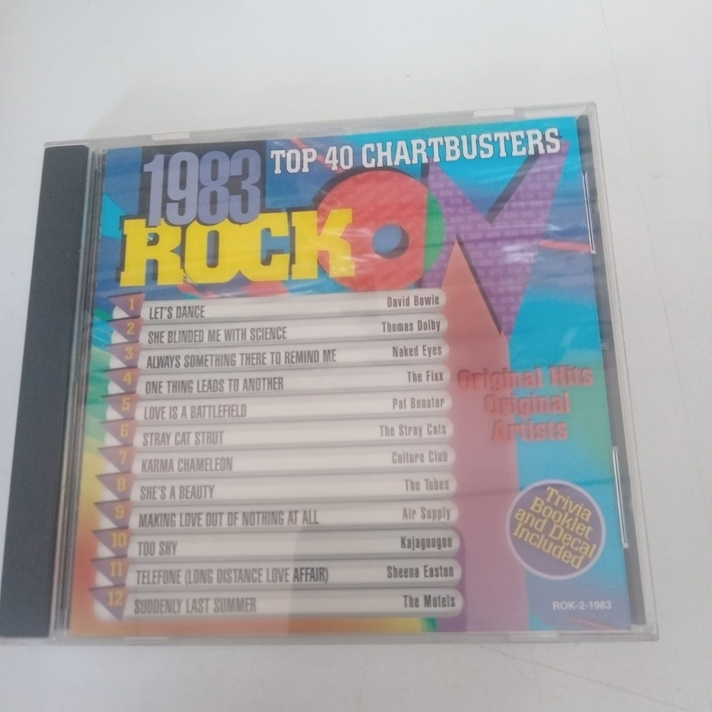 ROCK 1983 - TOP 40 CHARTBUSTERS interprete VARIOS ARTISTAS | Shopee Brasil