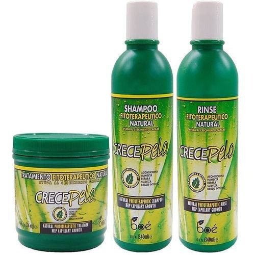 Shampoo Crece Pelo 370ml + Condicionador Crece Pelo 350g + Máscara ...