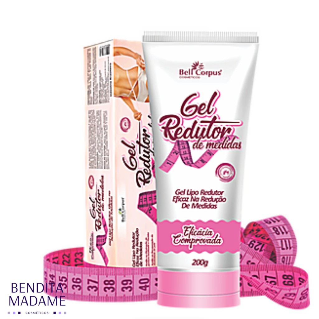 Gel Redutor De Medidas 200g - Bell Corpus Com Cafeína Auxilia na ... Gel Redutor De Medidas 200g - Bell Corpus Com Cafeína Auxilia na ...
