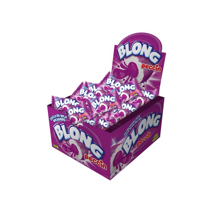 Chiclete Blong Uva Peccin 200g | Shopee Brasil