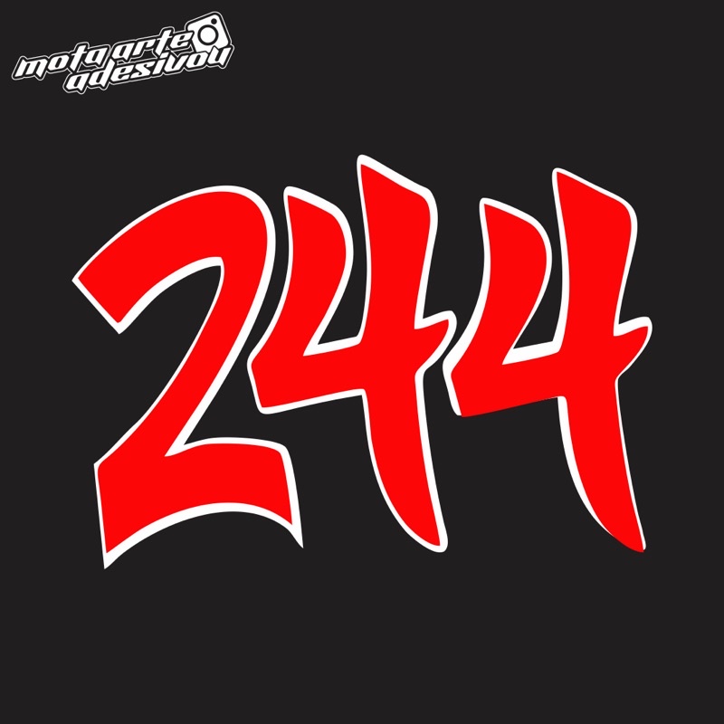 Adesivo 244 | Shopee Brasil