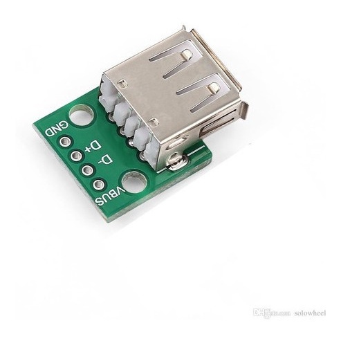 Módulo Adaptador Conector Usb Femea 2.0 Para Dip Arduino | Shopee Brasil