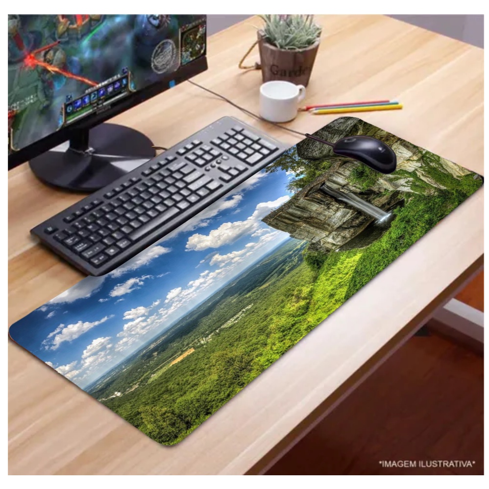 Mouse Pad Gamer paisagem brasileira Personalizado 65x32 | Shopee Brasil