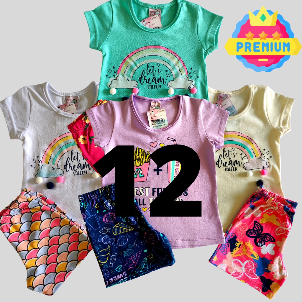 Kit 8pcs roupas infantil crianca menina conjunto infantil feminino baby ...