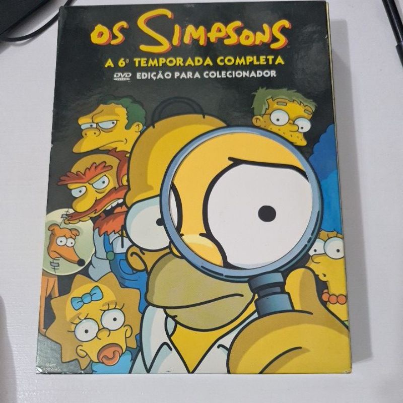 Os simpsons 6° temporada completa - Edição para colecionador | Shopee ...