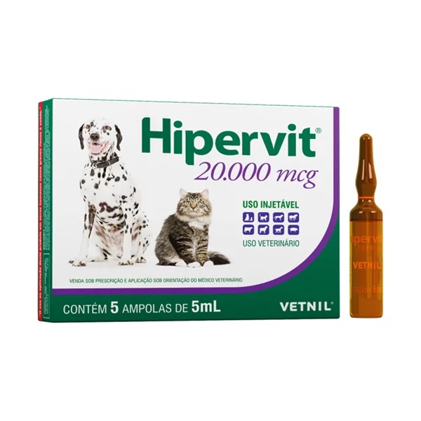 Hipervit 20000 Mcg (caixa 5 Ampola 5ml) | Shopee Brasil