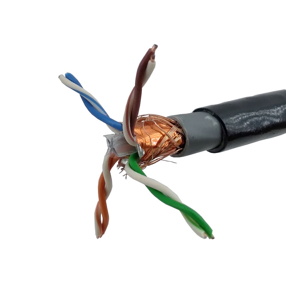 Cabo de Rede CAT6 Blindado Externo Dupla Capa 305 Metros | Shopee Brasil