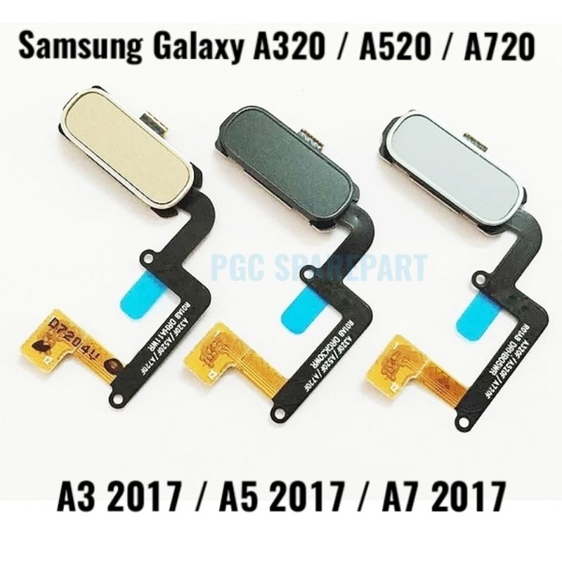 Botão Flexível TOMBOL Home Samsung Galaxy A320-A520-A720-A3 2017-A5 A7 Impressão Digital ...
