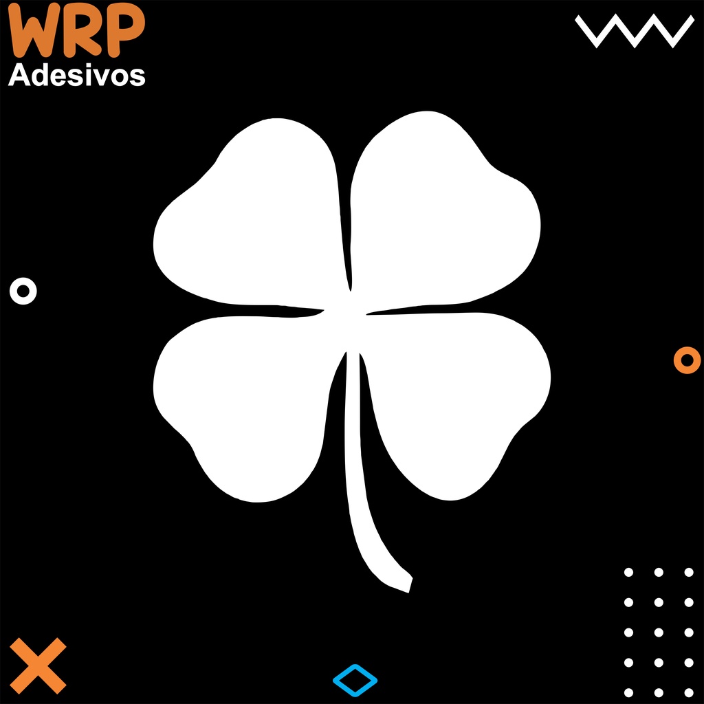 Adesivo Trevo 4 Folhas da Sorte | Excelente Qualidade | Shopee Brasil