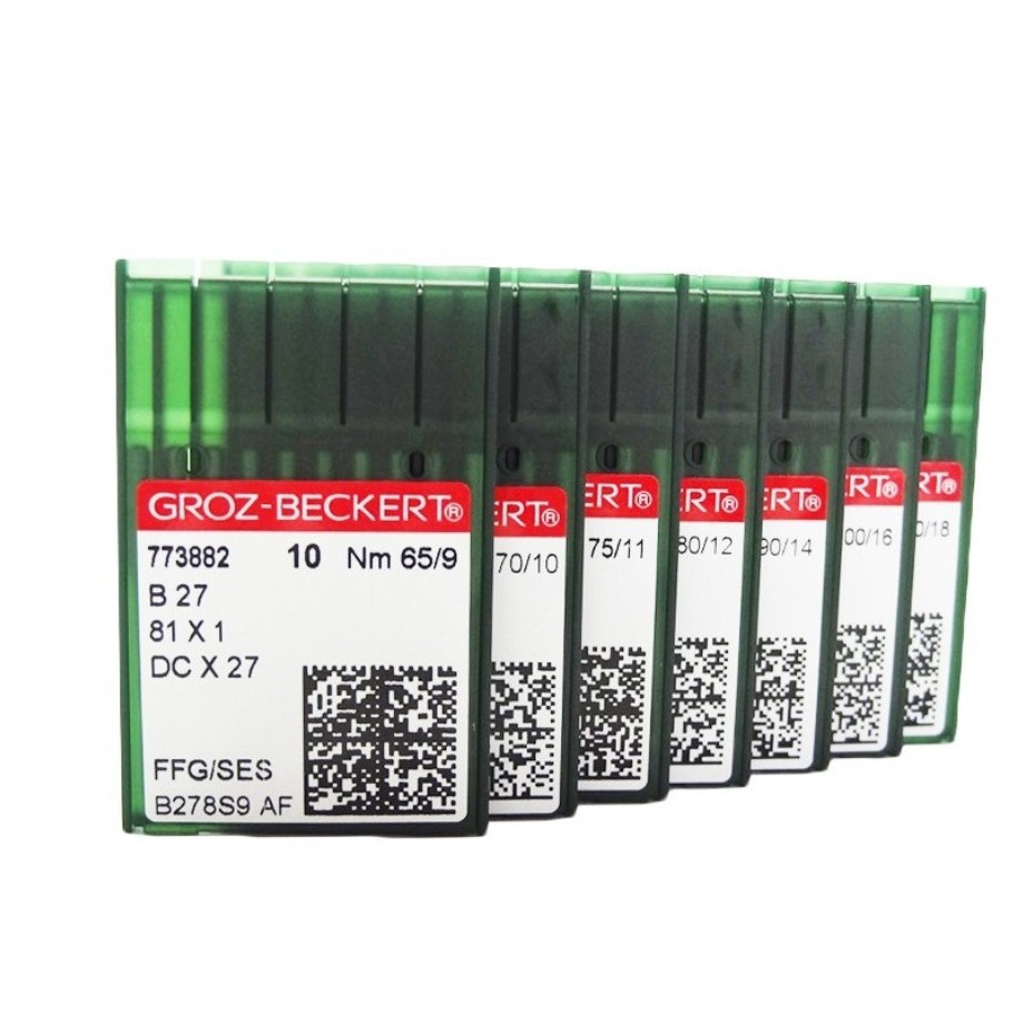 Agulha de Máquina Overlock B27 Groz-Beckert - caixa com 10un | Shopee Brasil