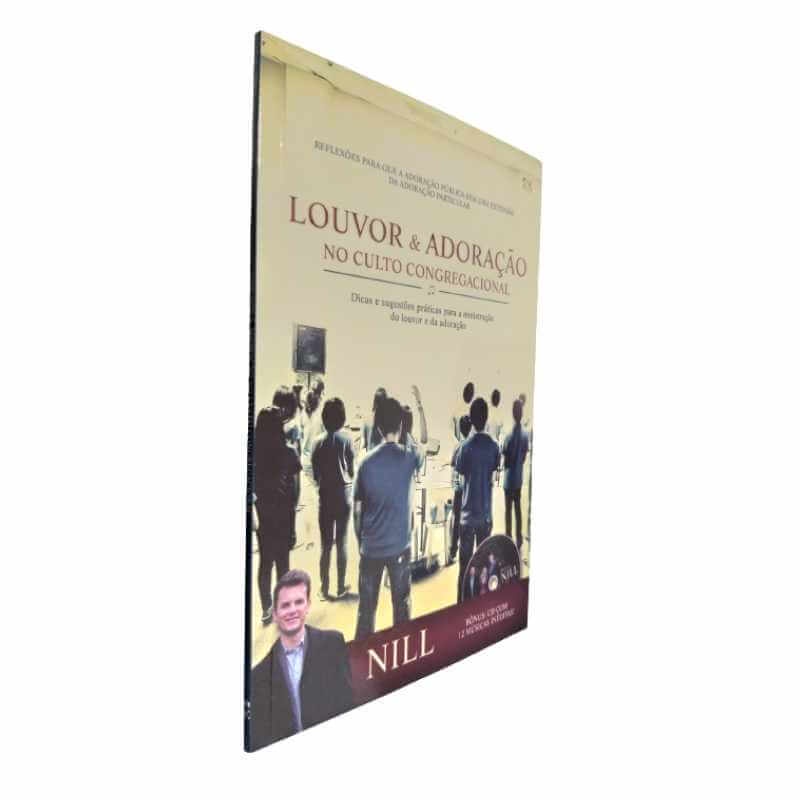 Livro c/ CD Louvor & Adoração No Culto Congregacional Nill | Shopee Brasil