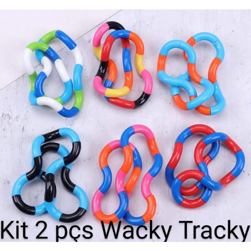 Wacky Tracky Fidget Toy Júnior sensorial Anti Stress Cobra Autismo ...