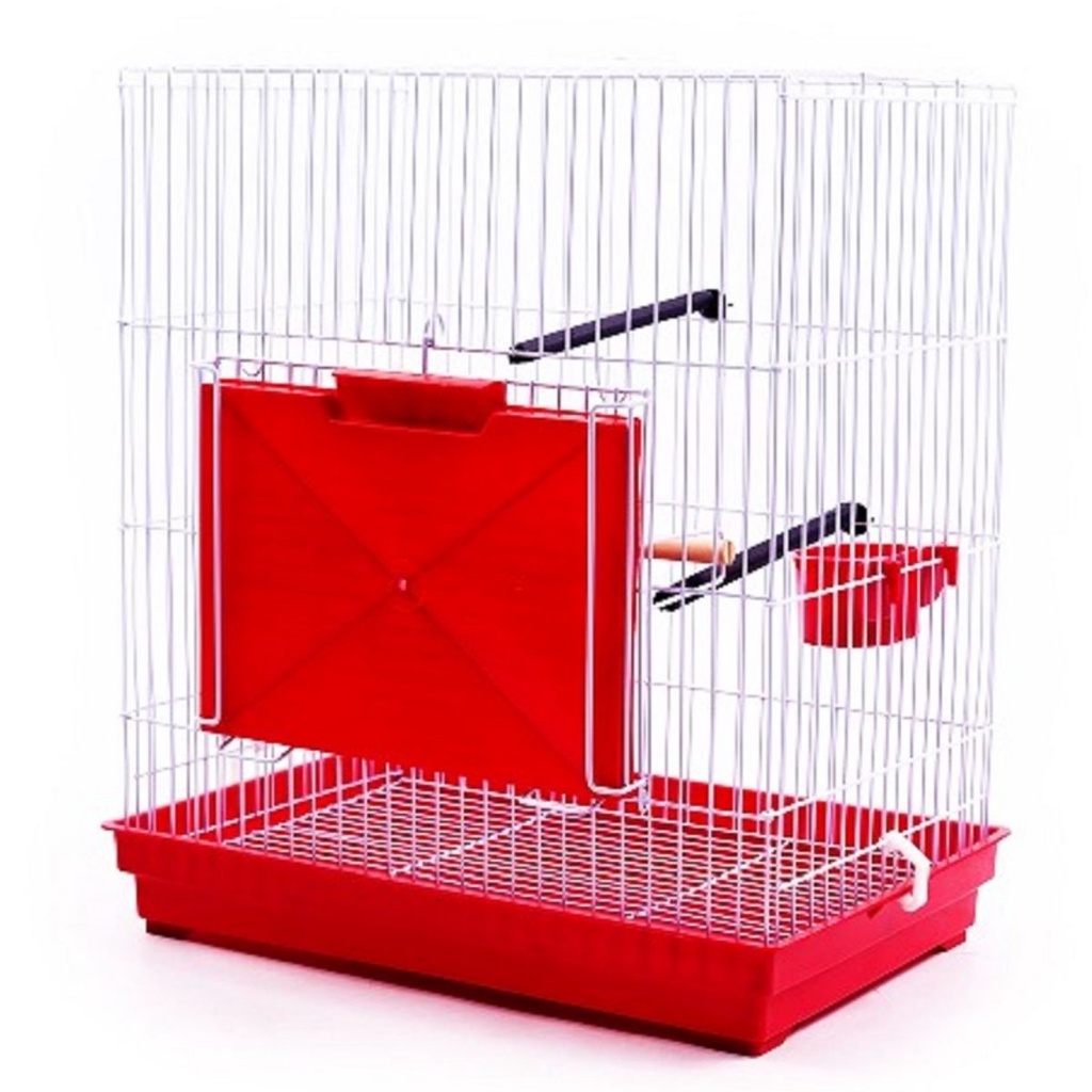 Gaiola para Calopsita Luxo Montada Com 2 Coxinhos Comedouros Poleiros ...