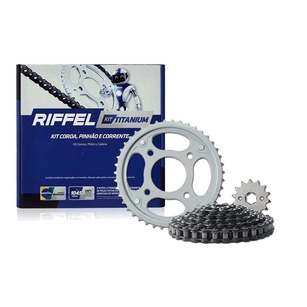 Kit Relação Completo Riffel Titan 160 Fan 150 Start Cargo CG Kit ...