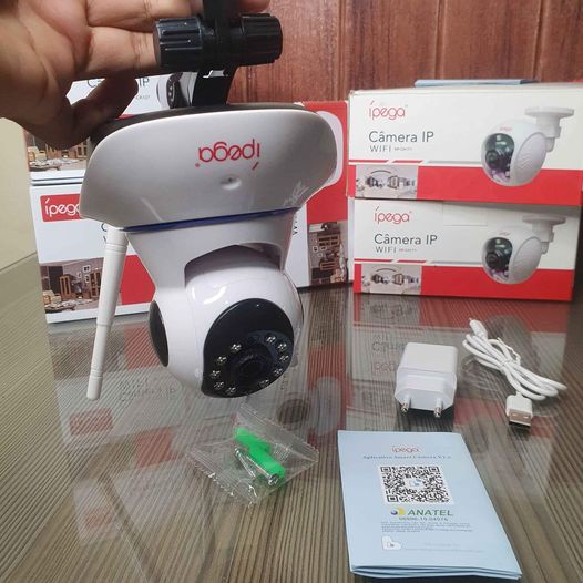 Camera Wifi Robô 360 segurança detectacao de movimento e alarme Android ...