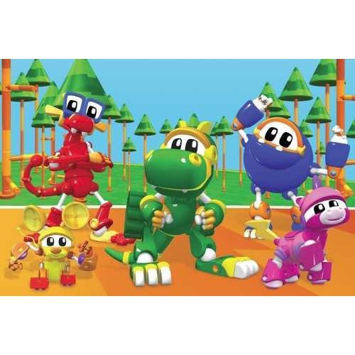 Painel Decorativo De Festa Animal Mecanimais #01 120x80 | Shopee Brasil