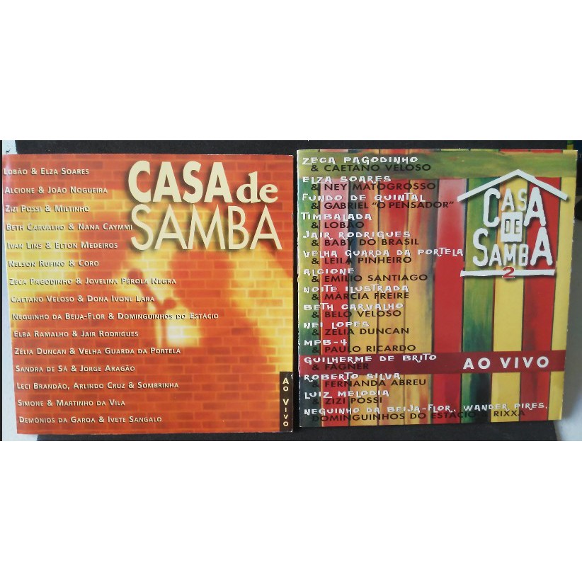 Cd Casa De Samba Ao Vivo (2 Cds) | Shopee Brasil