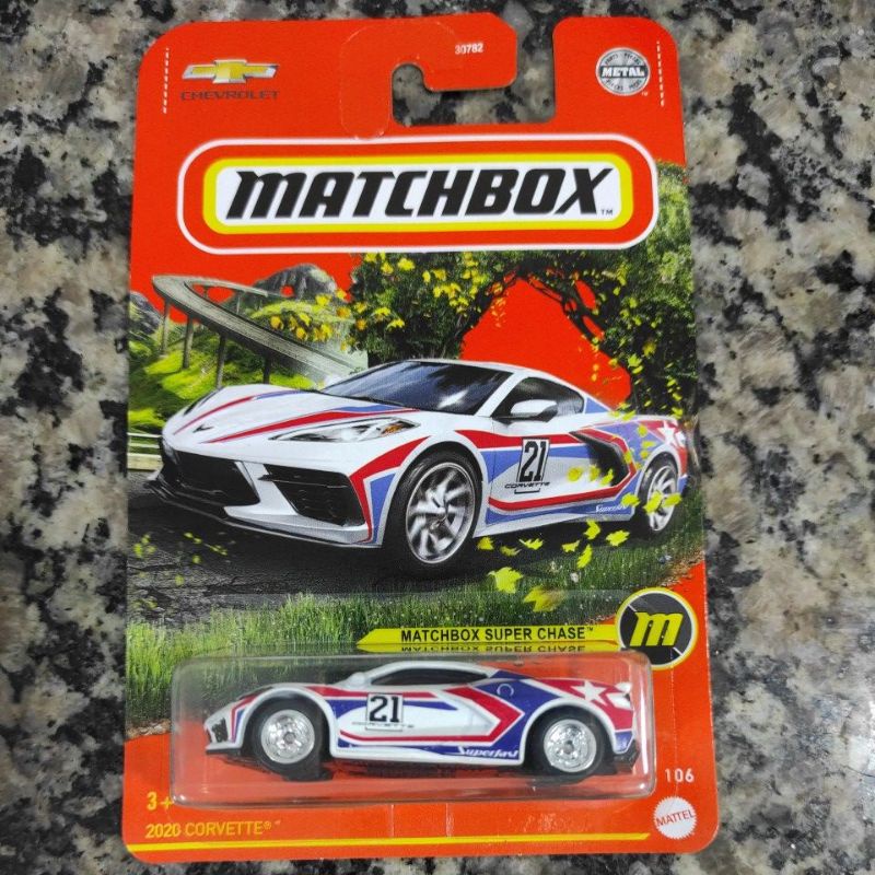 MATCHBOX SUPER CHASE 2020 CORVETTE STH | Shopee Brasil