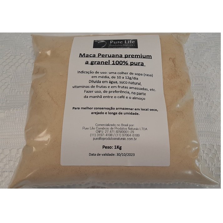 MACA PERUANA PREMIUM A GRANEL EMBALAGEM ESPECIAL DE 1KG | Shopee Brasil