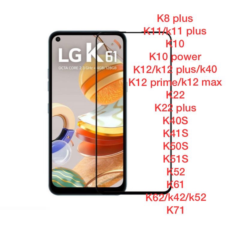 Película De Vidro Da Tela 3D Modelos Variados Lg (K8 Plus, K11/K11 Plus, K10, K10 Power, K12/K12 ...